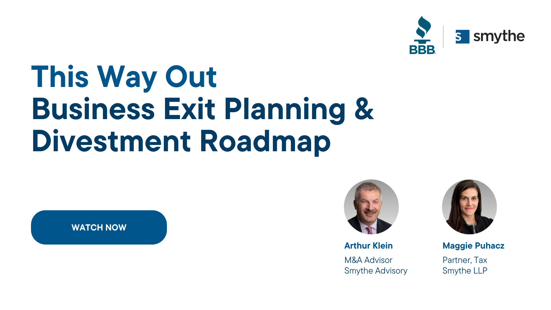 Smythe LLP | This Way Out: Business Exit Planning & Divestment Roadmap